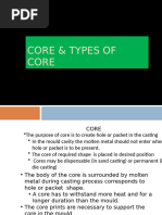 Core Types and Functions in Casting | PDF | Casting (Metalworking ...