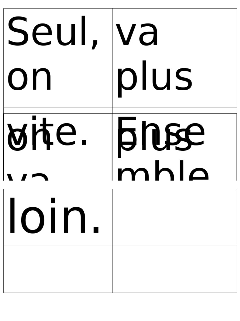 Phrase de La Rentree | PDF