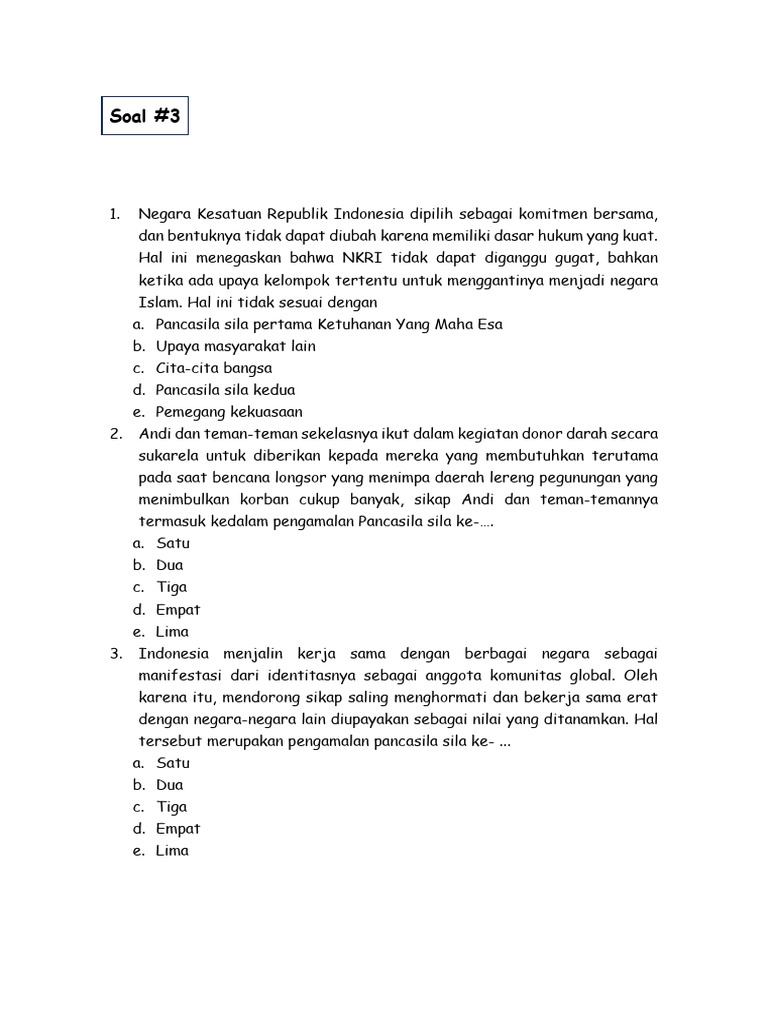 To TWK CPNS 2024 #3 | PDF