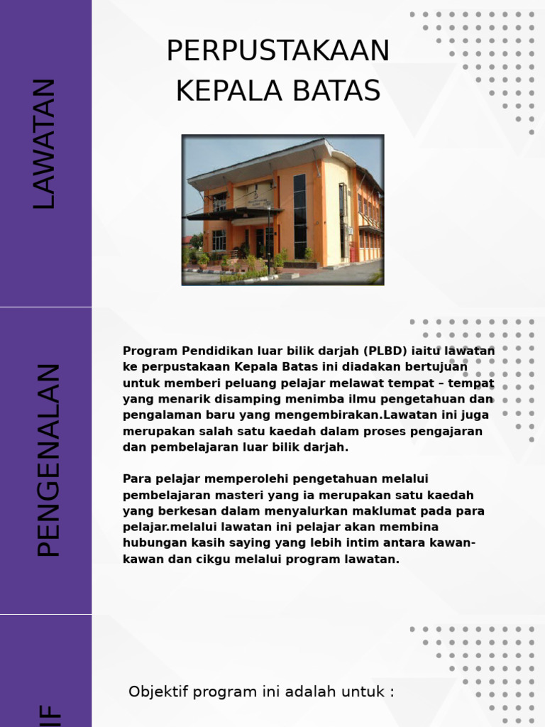 Perpustakaan Kepala Batas | PDF