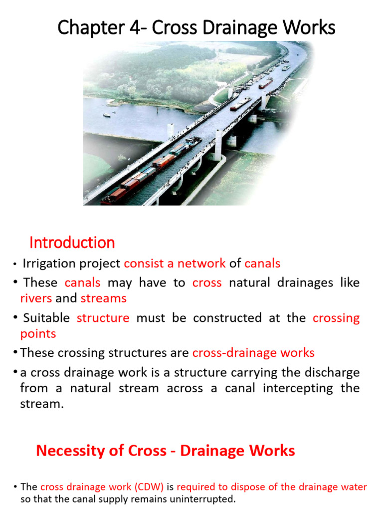 Cross Drainage Structure (1) | PDF