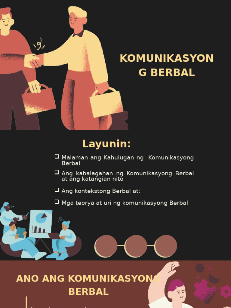 Komunikasyong Berbal Kompleto Ppt | PDF