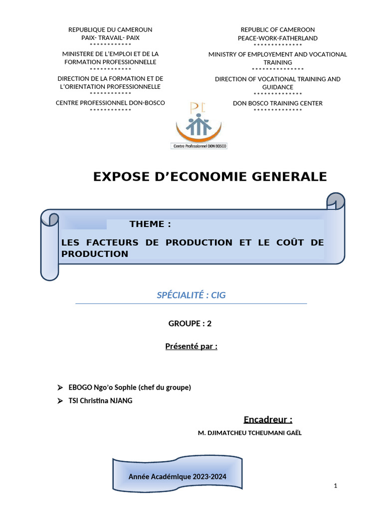 Couverture Expose | PDF