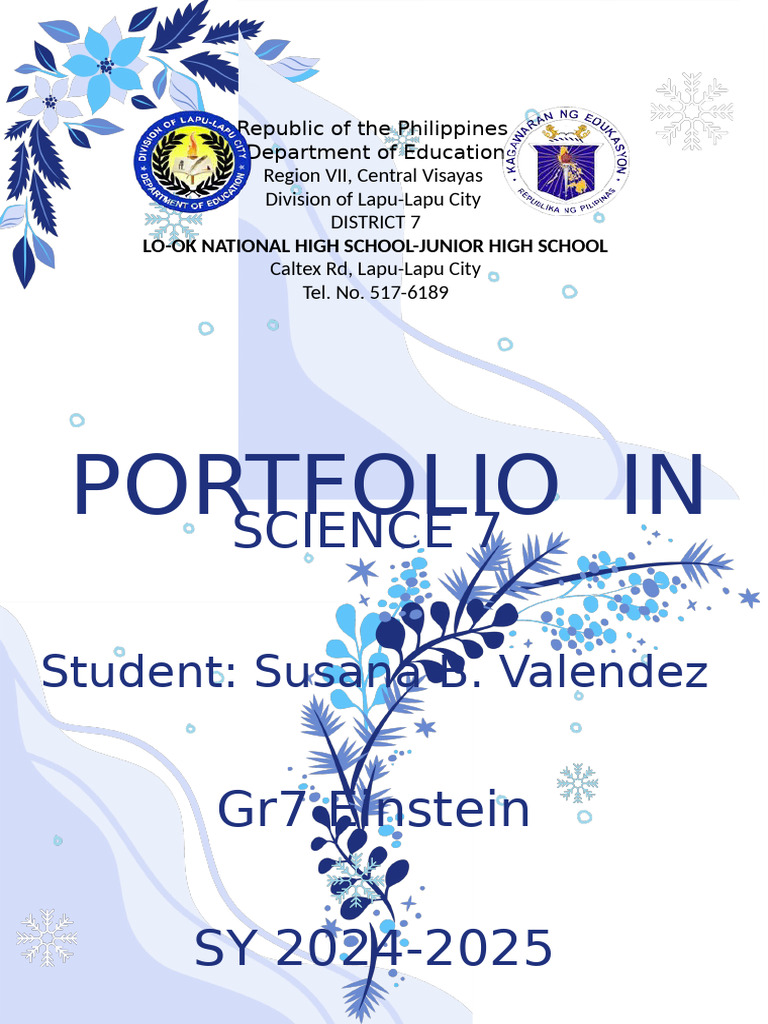 Science 7 Portfolio | PDF