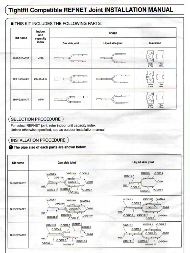 Installation Manual DGT Refnet | PDF