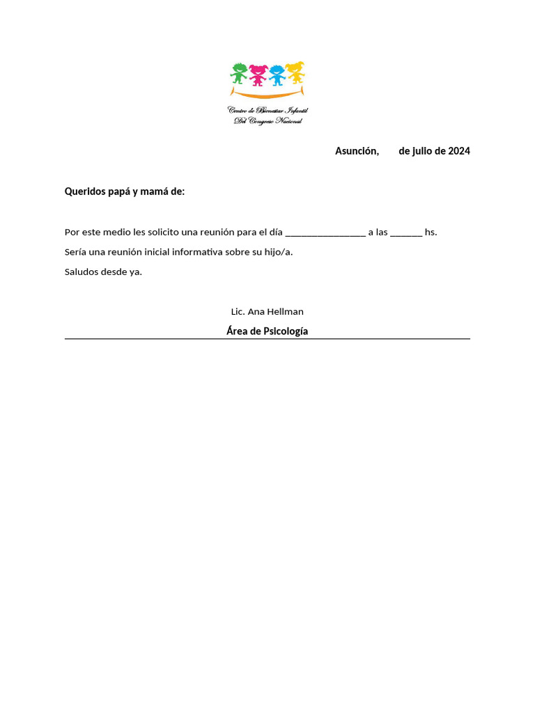 Modelo de Aviso | PDF