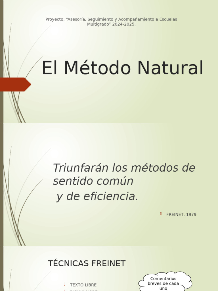 El método natural | PDF