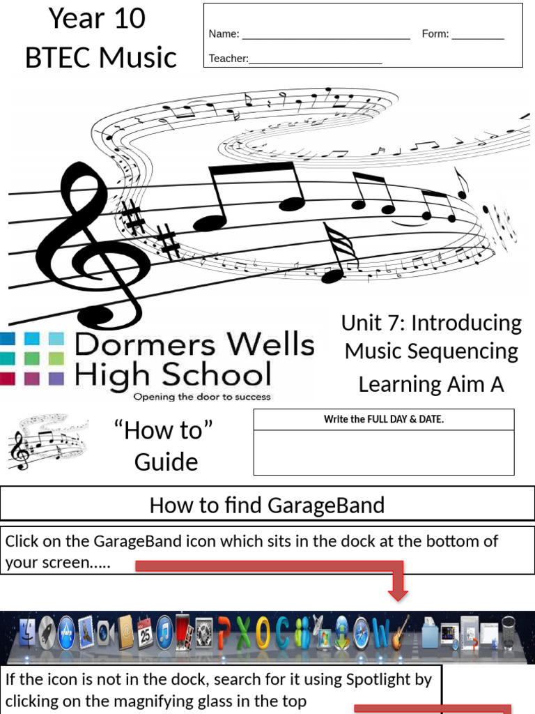 How To Use Garage Band | PDF