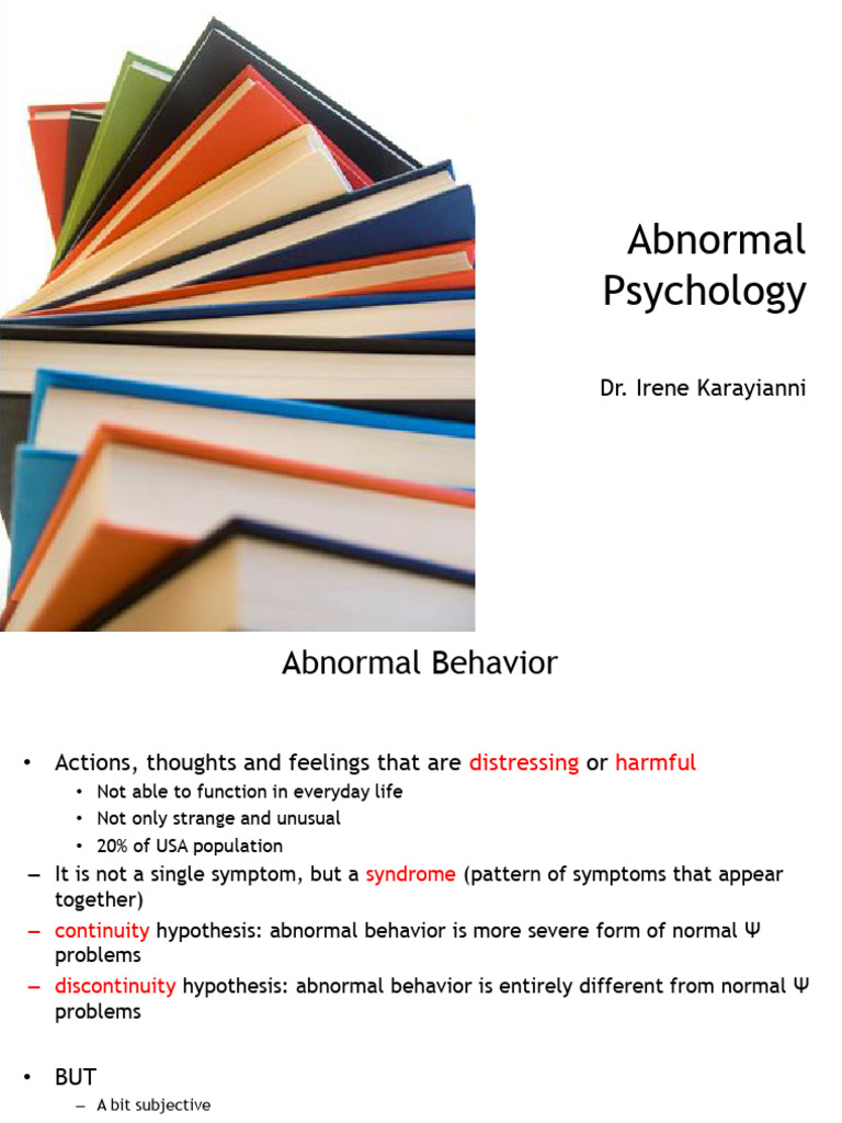 Abnormalpsychology 150210091630 Conversion Gate01 | PDF