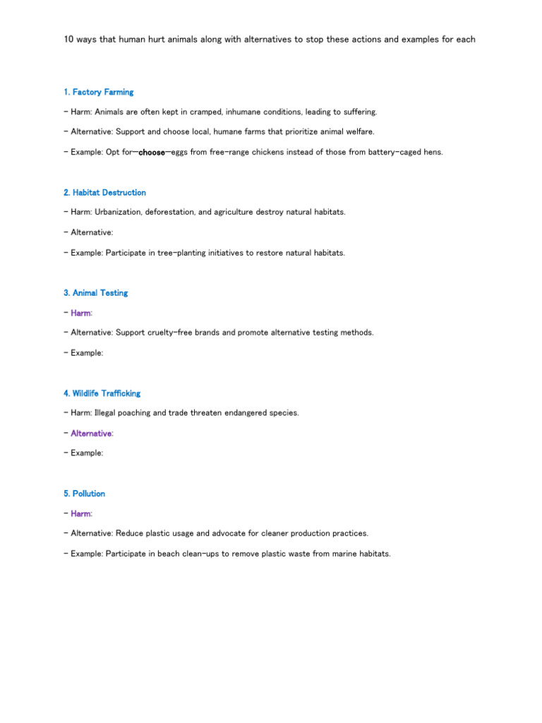 Hurting Animals | PDF