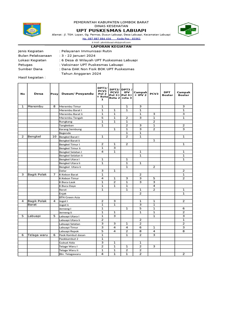 6.Laporan Spj Imm | PDF