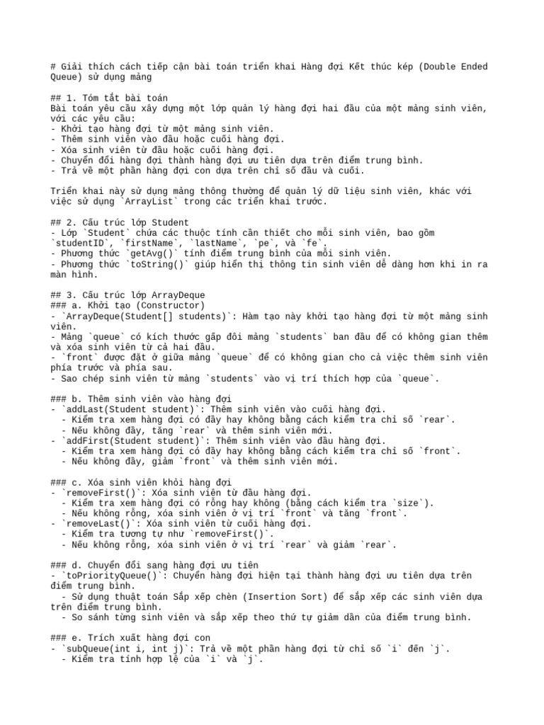 ArrayDeque Explanation | PDF