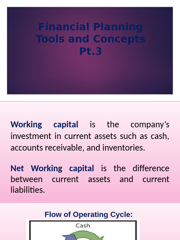 Financial Planning Tools and Concepts | PDF