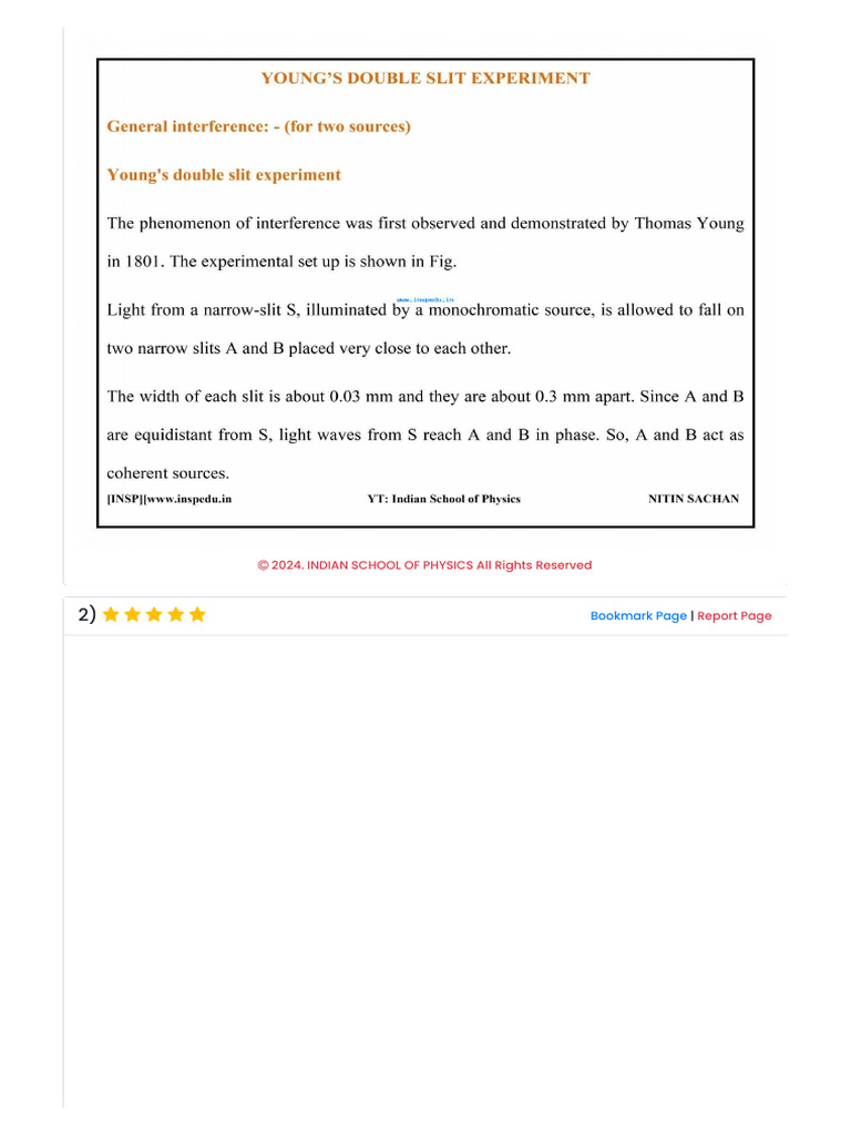 3)Young_s Double Slit Experiment | PDF