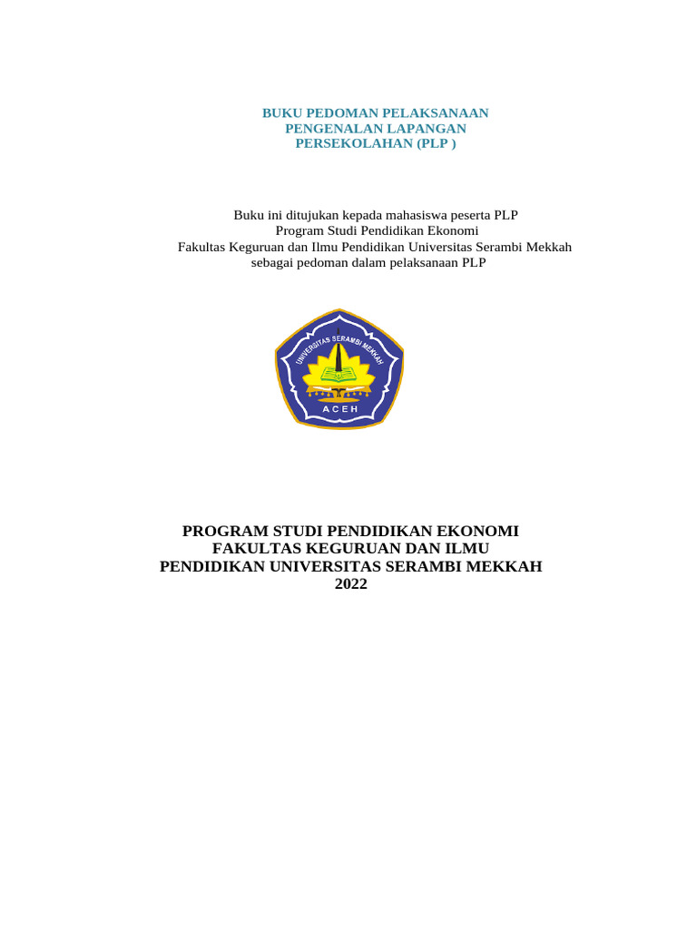 Buku-Pedoman-PLP - Pend, Ekonomi | PDF