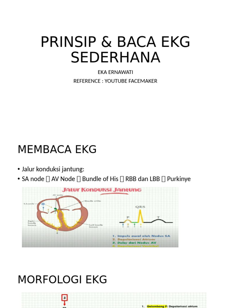 Resume_eka_prinsip & Baca Ekg Sederhana | PDF