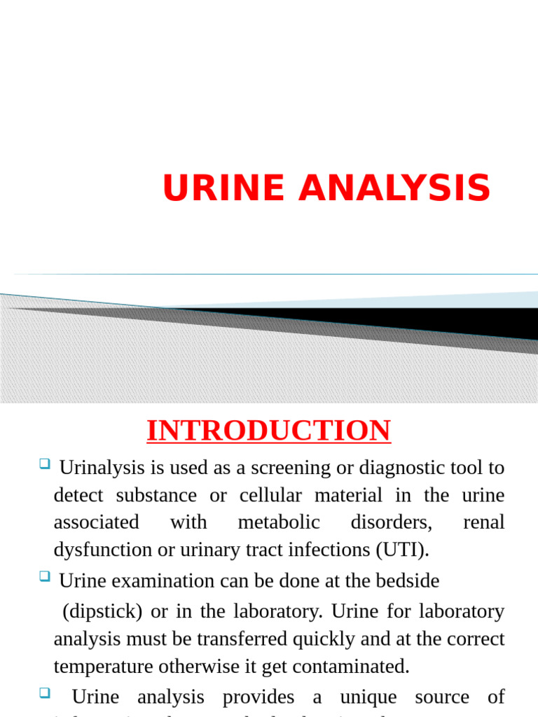 DR GAURAV - NORMAL URINE ANALYSIS 2 | PDF