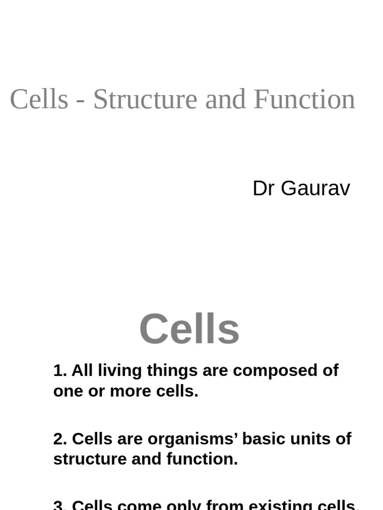 DR Gaurav Cell Organelles | PDF