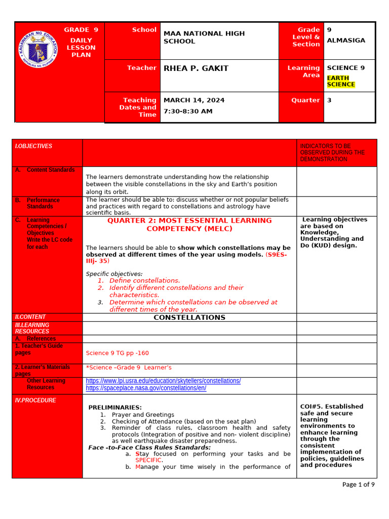 CO3 DLP-CONSTELLATION | PDF