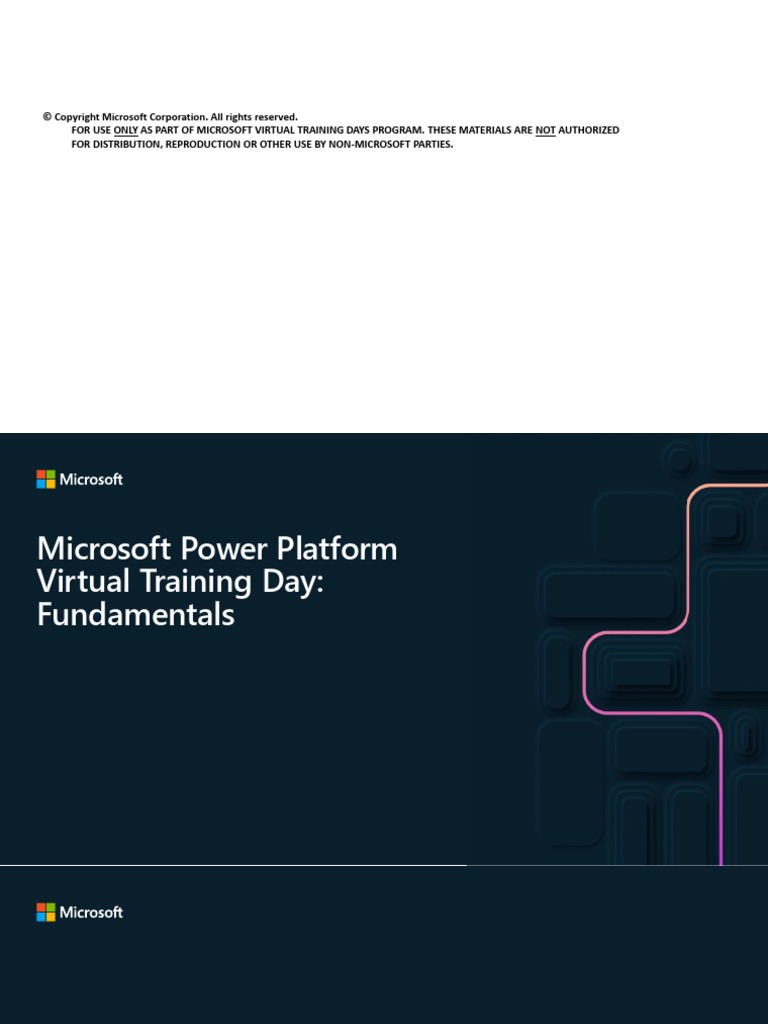 Power Platforms - Fundamentals | PDF