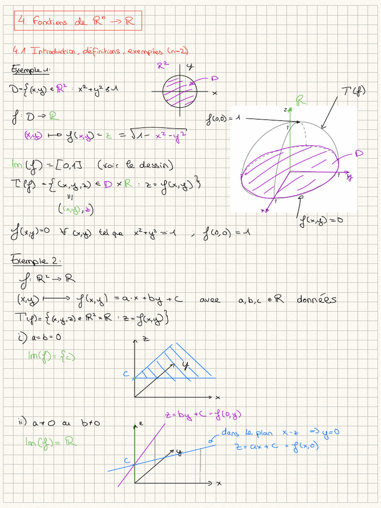 Fonctions de RN Dans R Analyse 2 | PDF