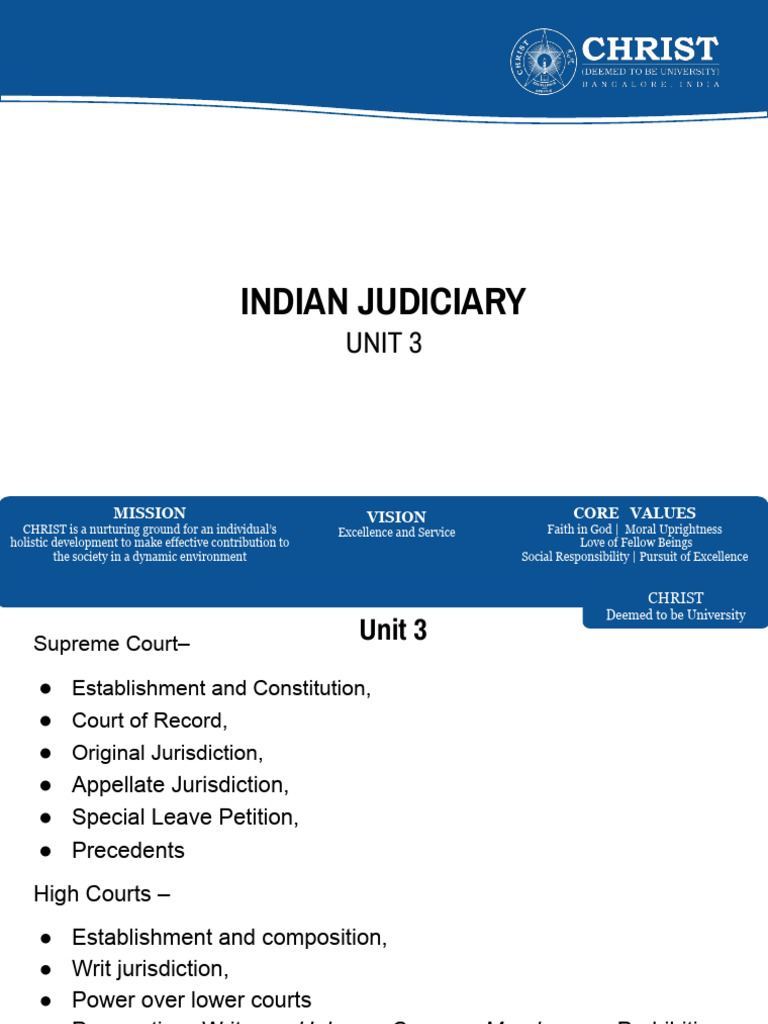 Judiciary | PDF