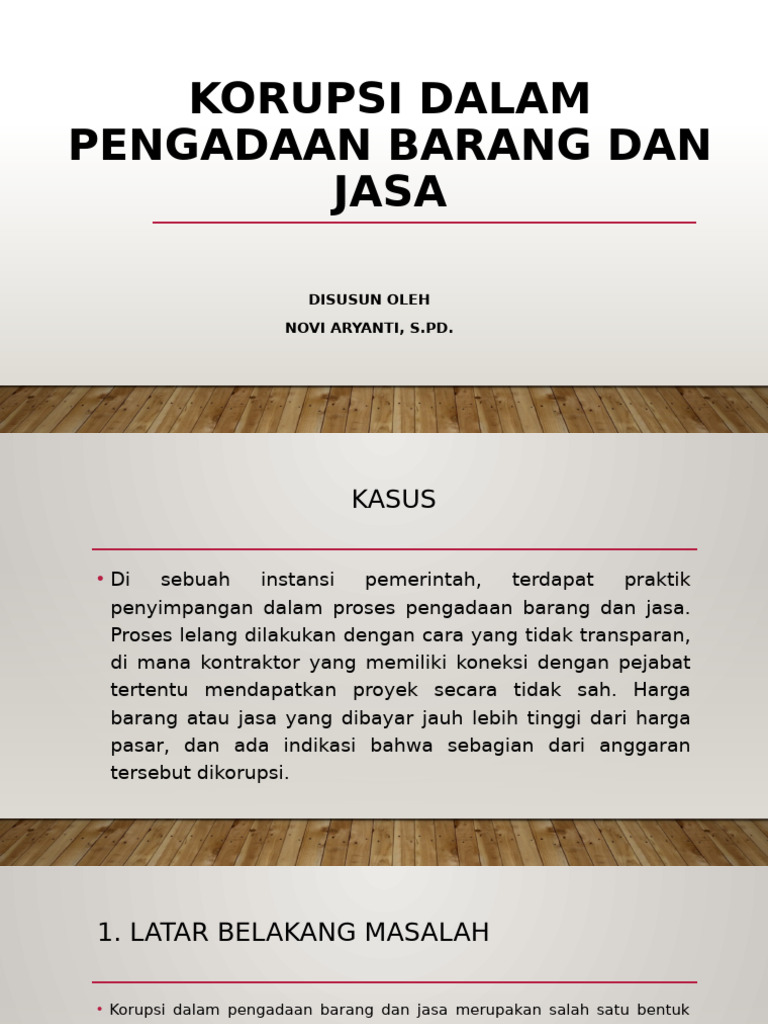 Tugas Analisis Bad Practice Korupsi - Novi Aryanti | PDF