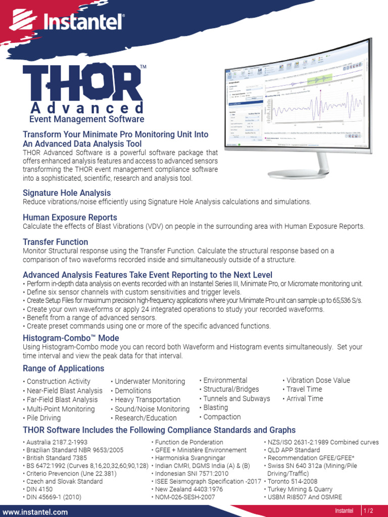 723B0201 THOR Specifications Rev 02 | PDF