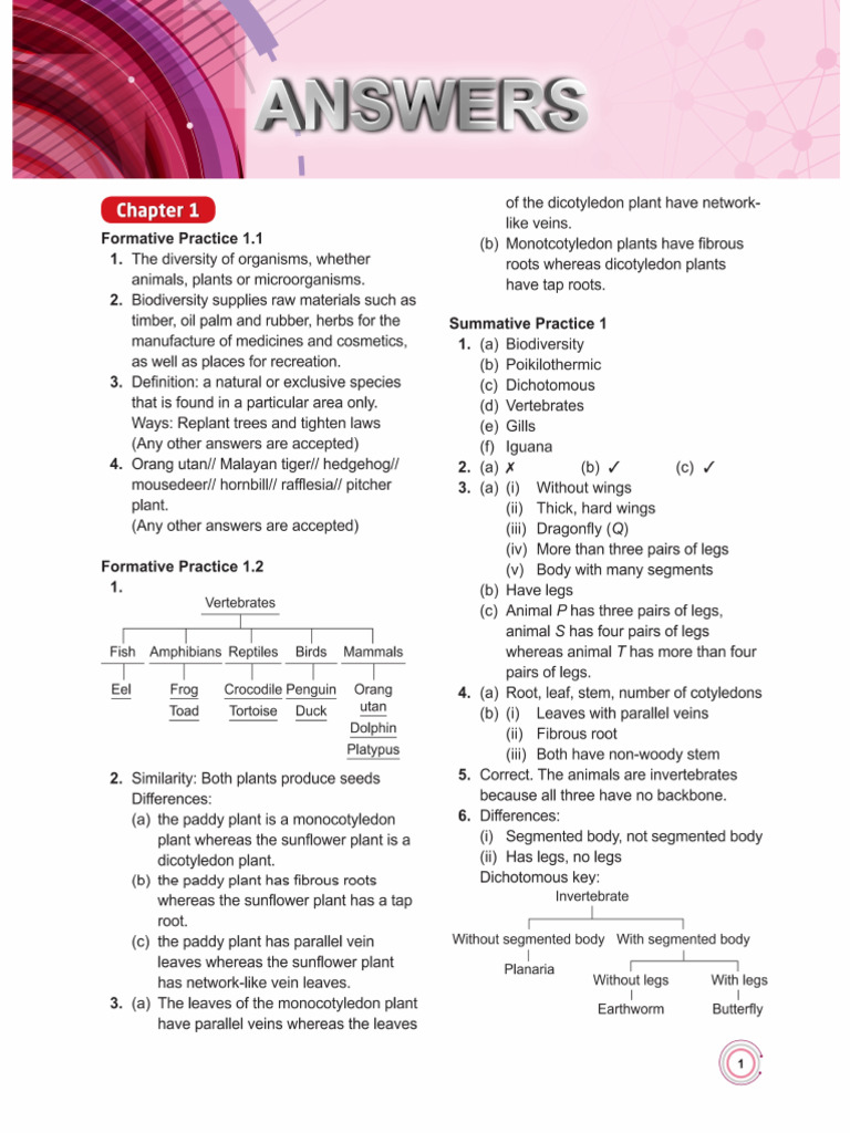 Science F2 Answer | PDF