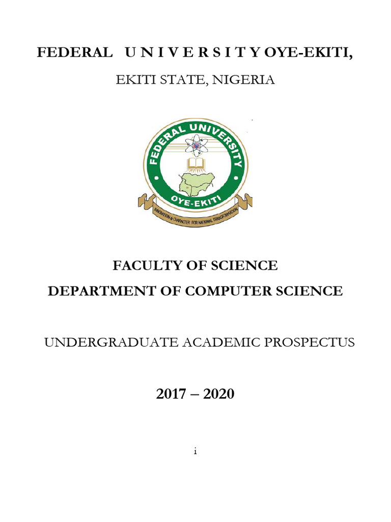 COMPUTER SCIENCE Prospectus FUOYE | PDF