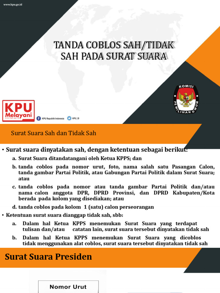 Surat Suara Sah Dan Tidak Sah_2024 | PDF Surat Suara Sah Dan Tidak Sah_2024 | PDF