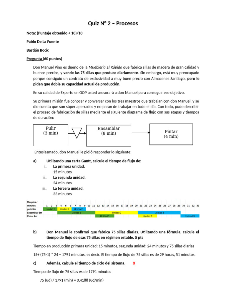 Quiz 2 - Procesos | PDF