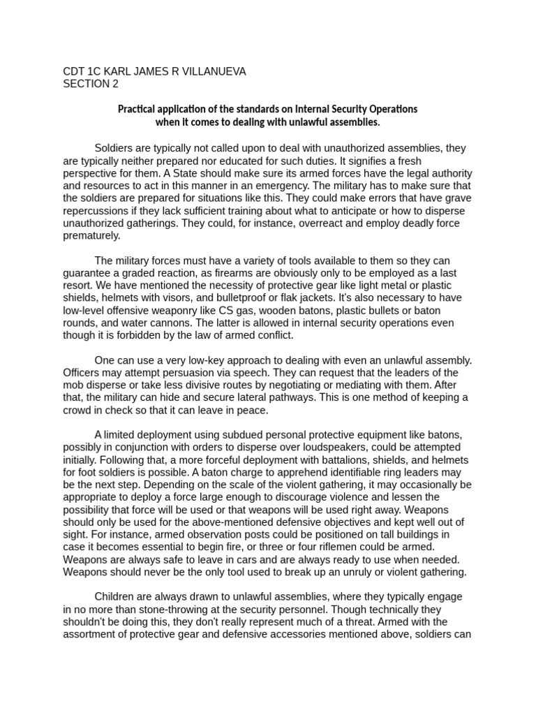 CDT 1C Karl James R Villanueva | PDF