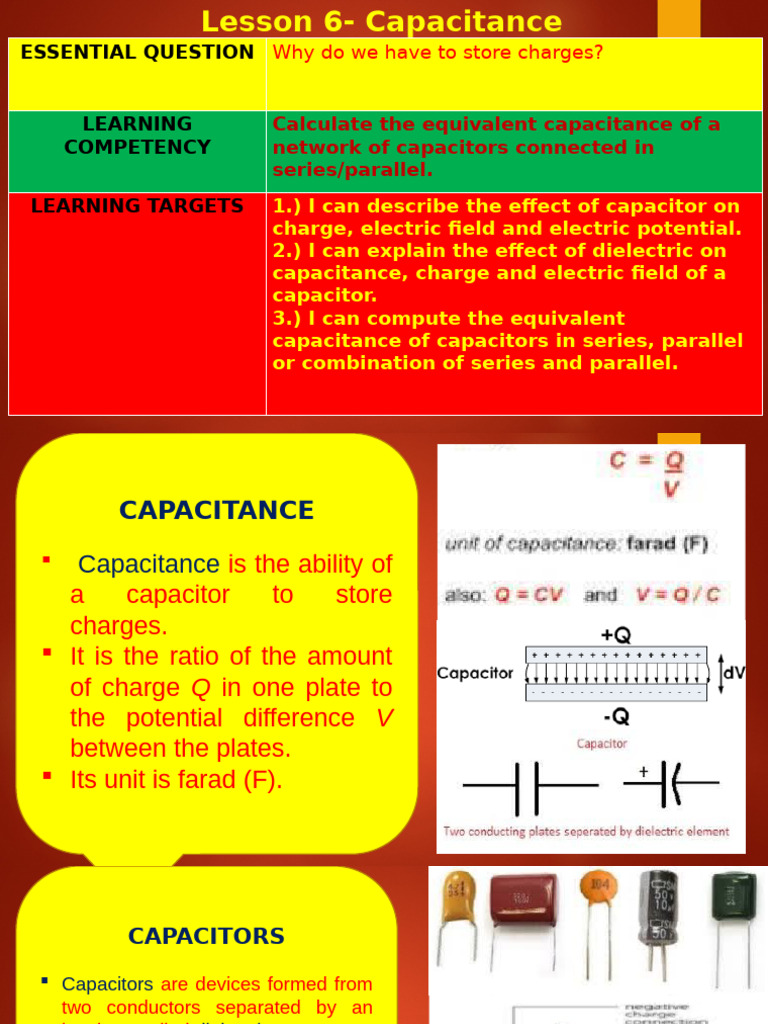 CAPACITANCE | PDF