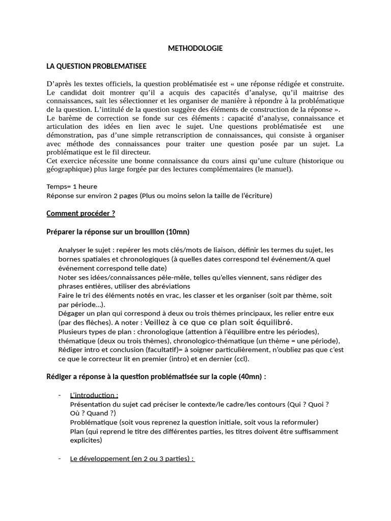 Methodologie Bac | PDF
