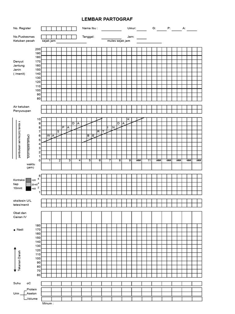 Partograf Depan | PDF