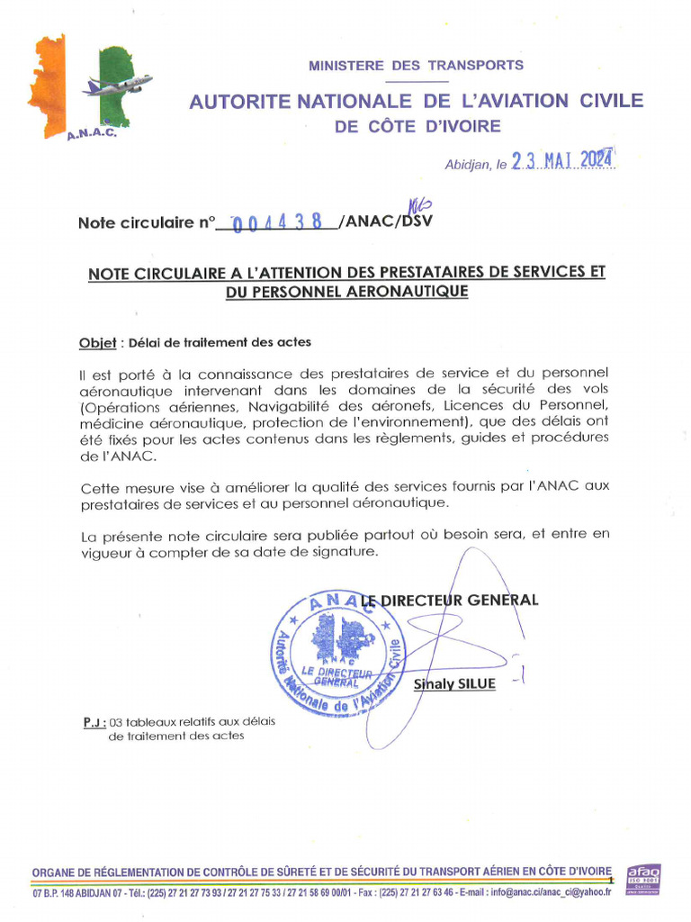 Note Circulaire | PDF