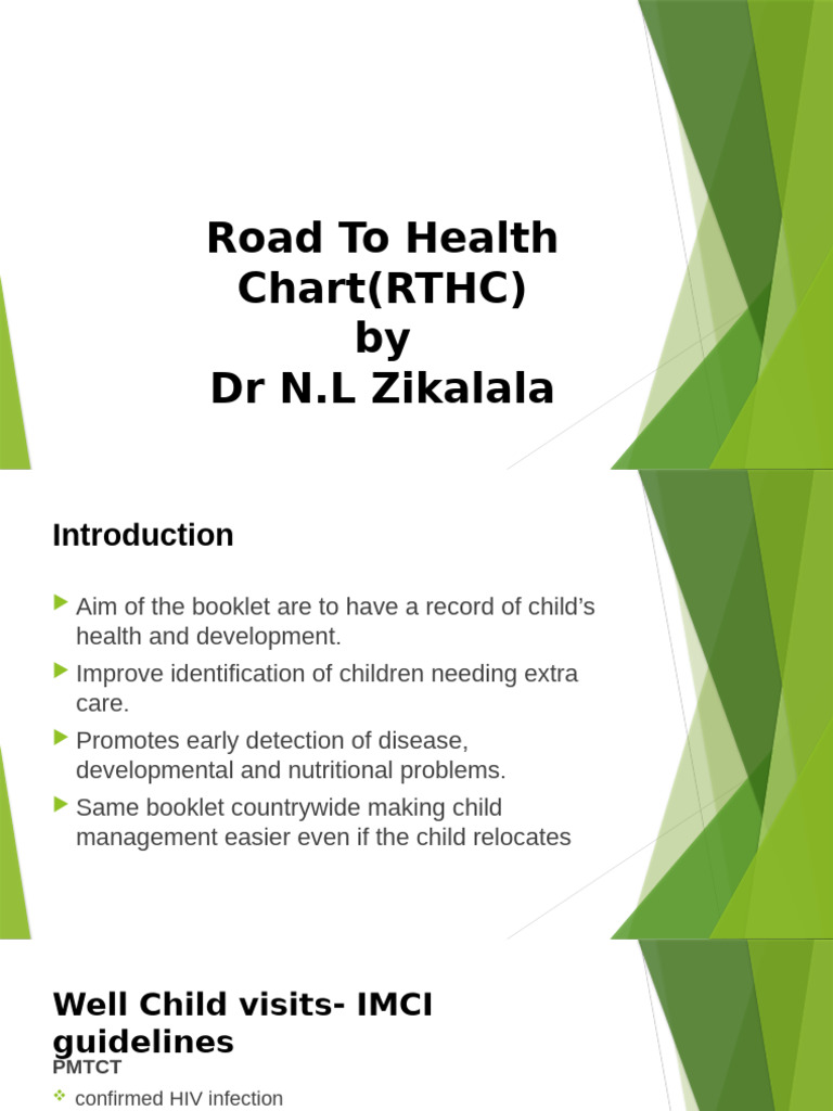 Road To Health Chart (RTHC) | PDF