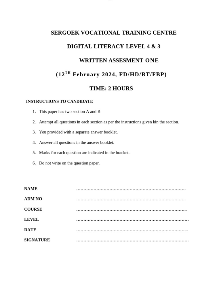 digital-literacy-level-4 | PDF