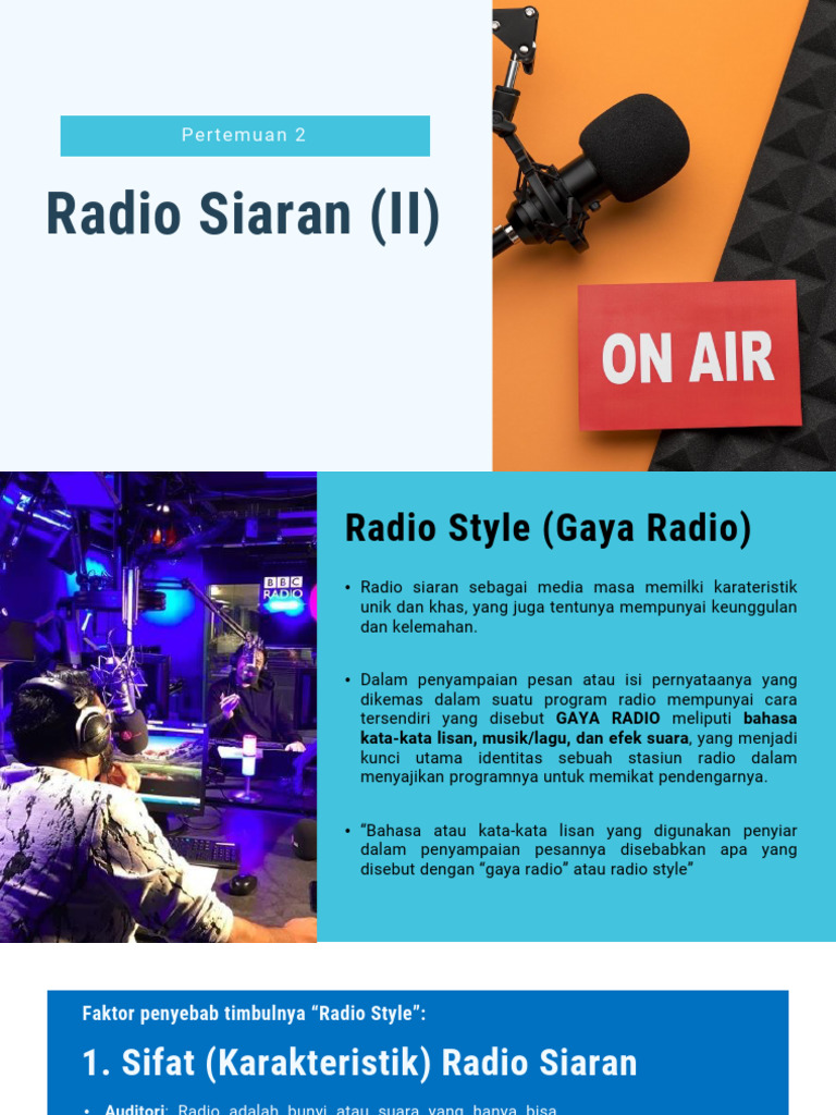 2 Radio Siaran 2 | PDF