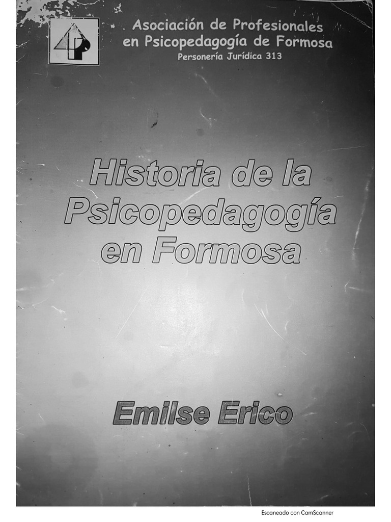 Historia de La Psicopedagogía en Formosa - Emilse Erico | PDF