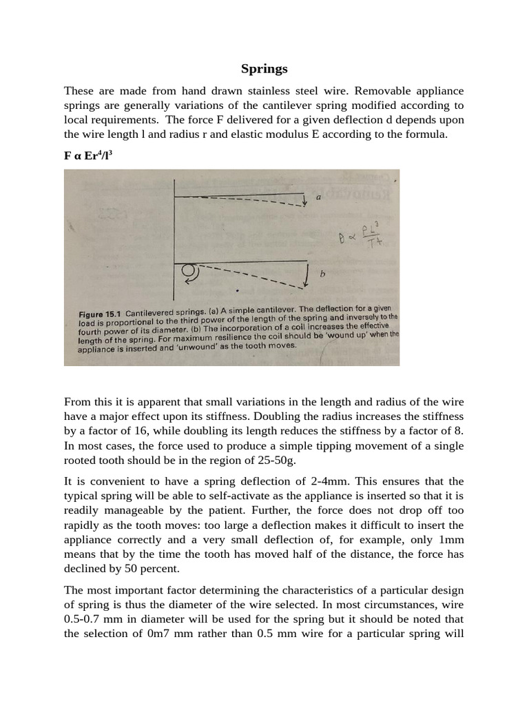 Springs | PDF
