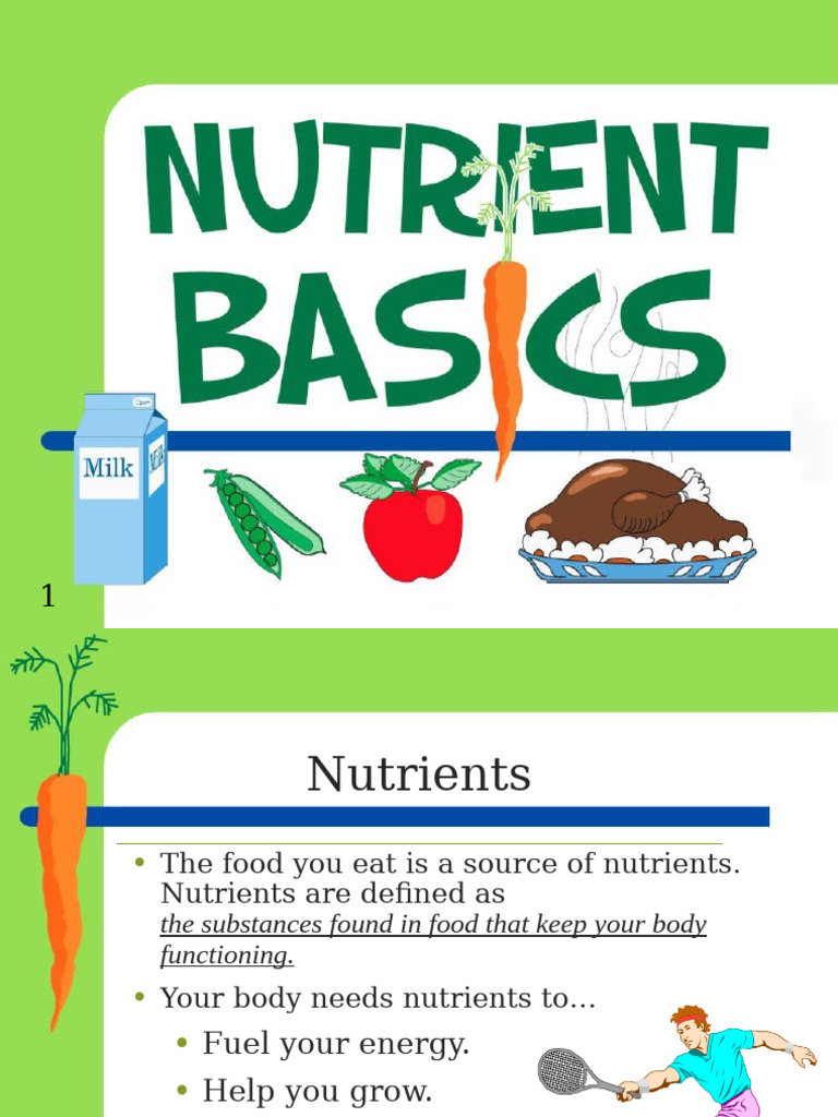 Chapter 2 Nutrients | PDF
