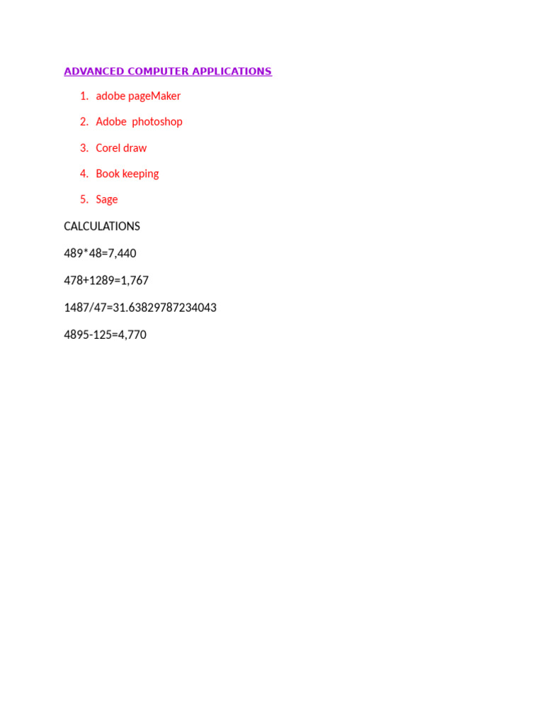 Package Advanced | PDF