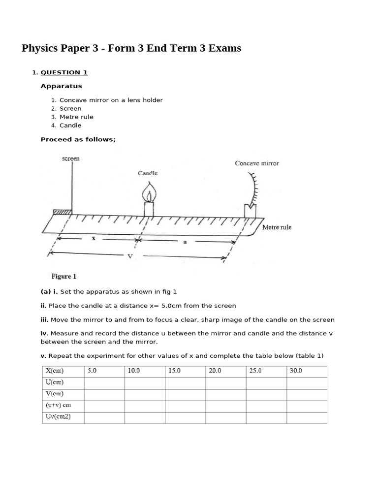 Physics_Paper_3_-_Form_3_End_Term_2_Exams_2024_Set_1-1772 (1)-1 | PDF