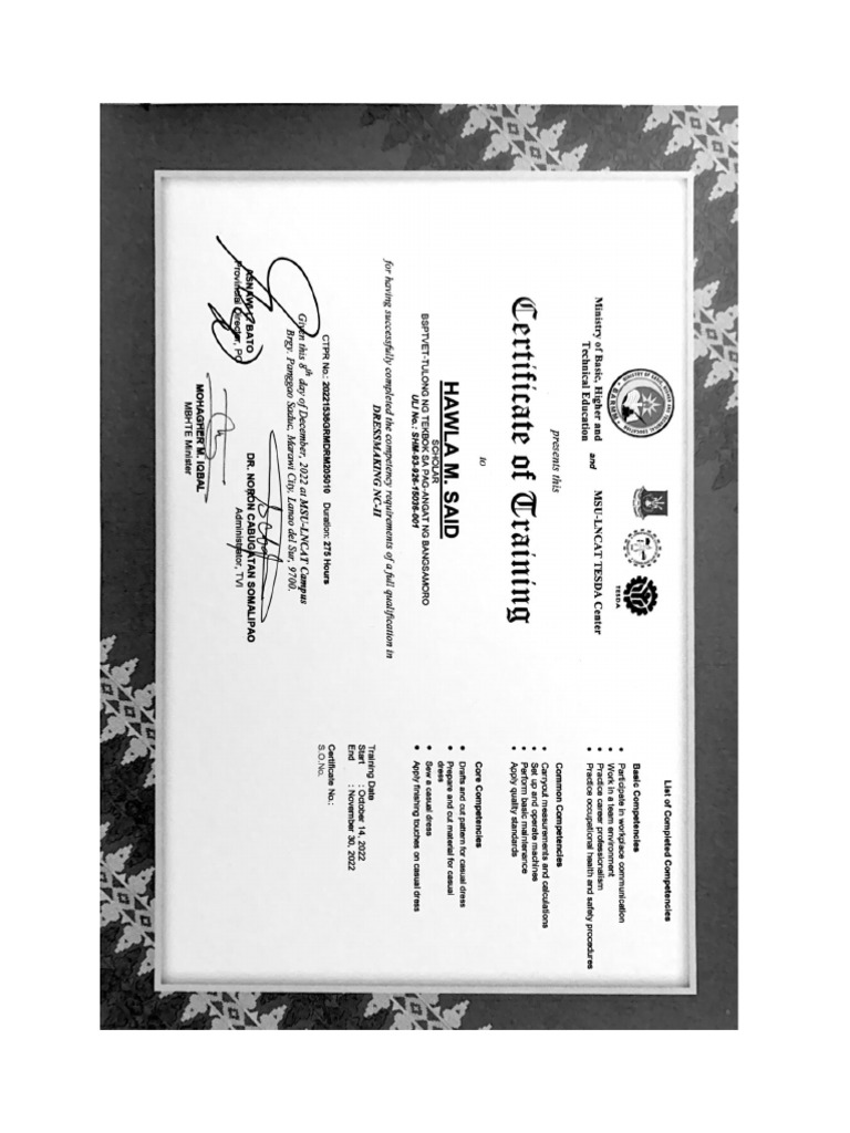Certificates | PDF