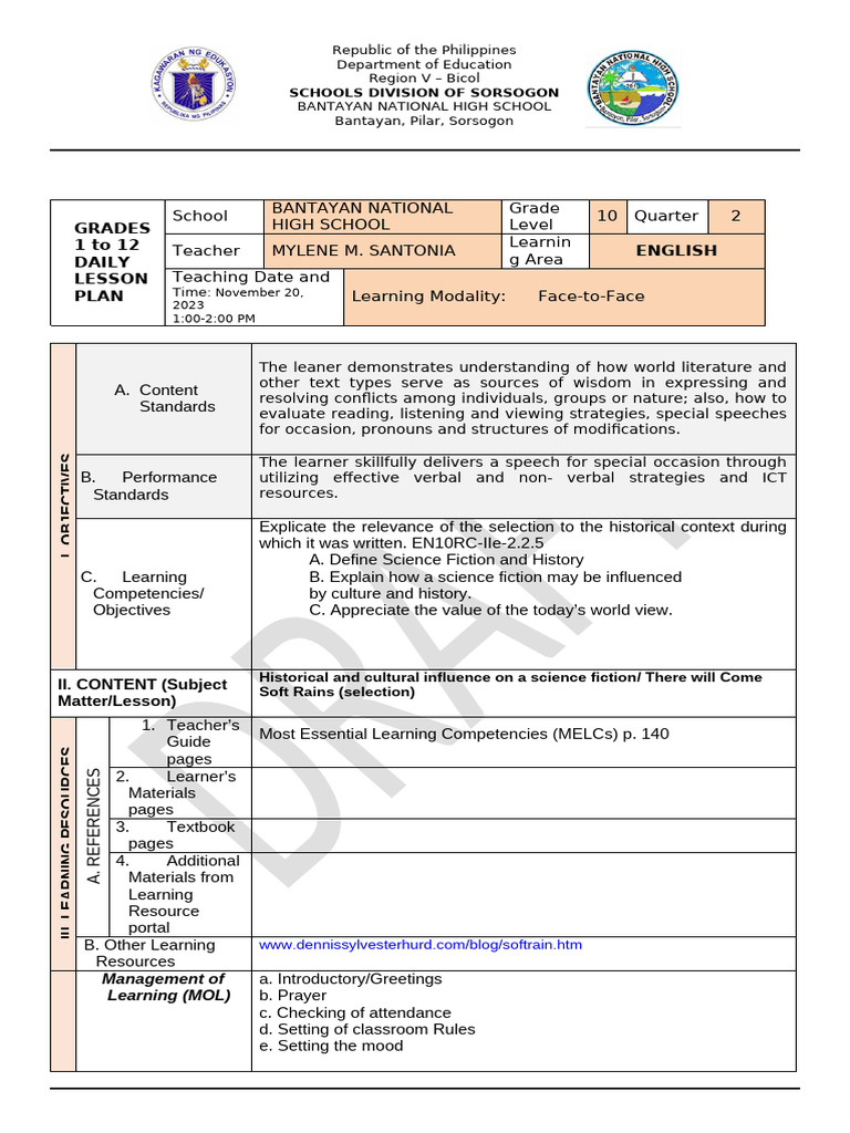 DLP 2ND COT (1) | PDF