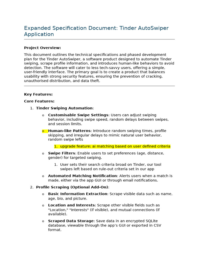 Tech doc of duet | PDF