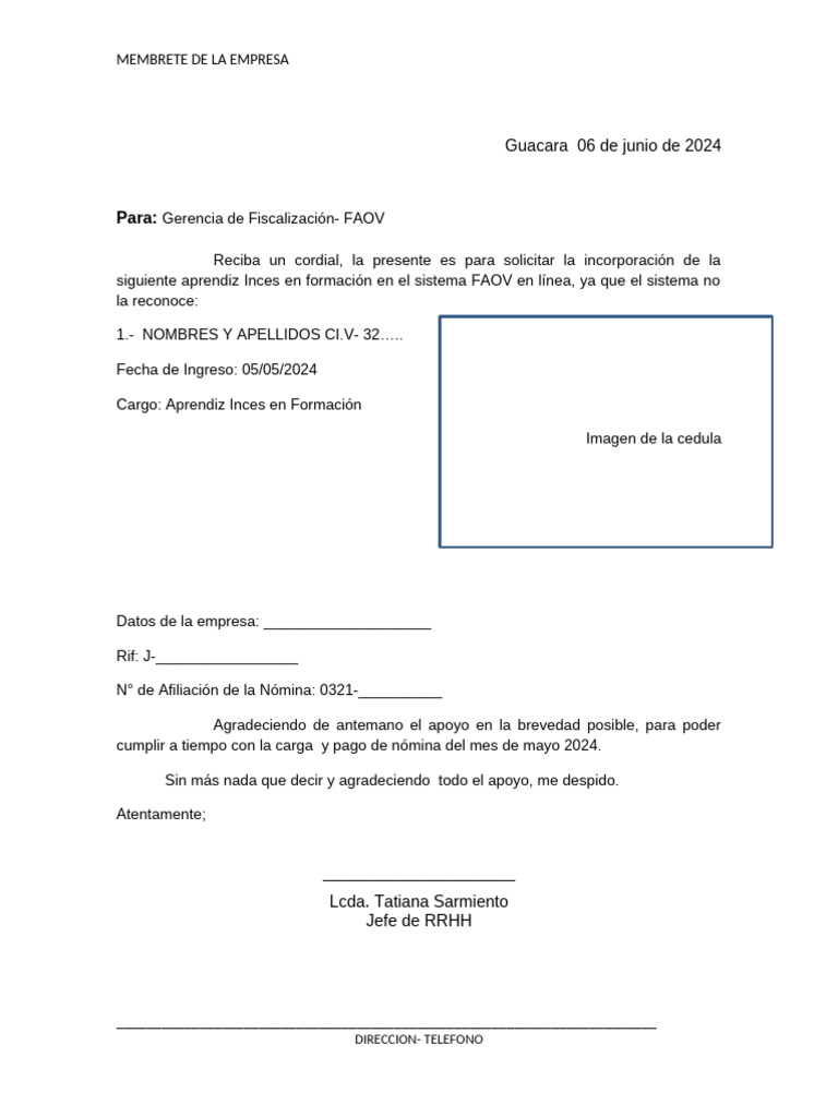 Inclusion FAOV | PDF