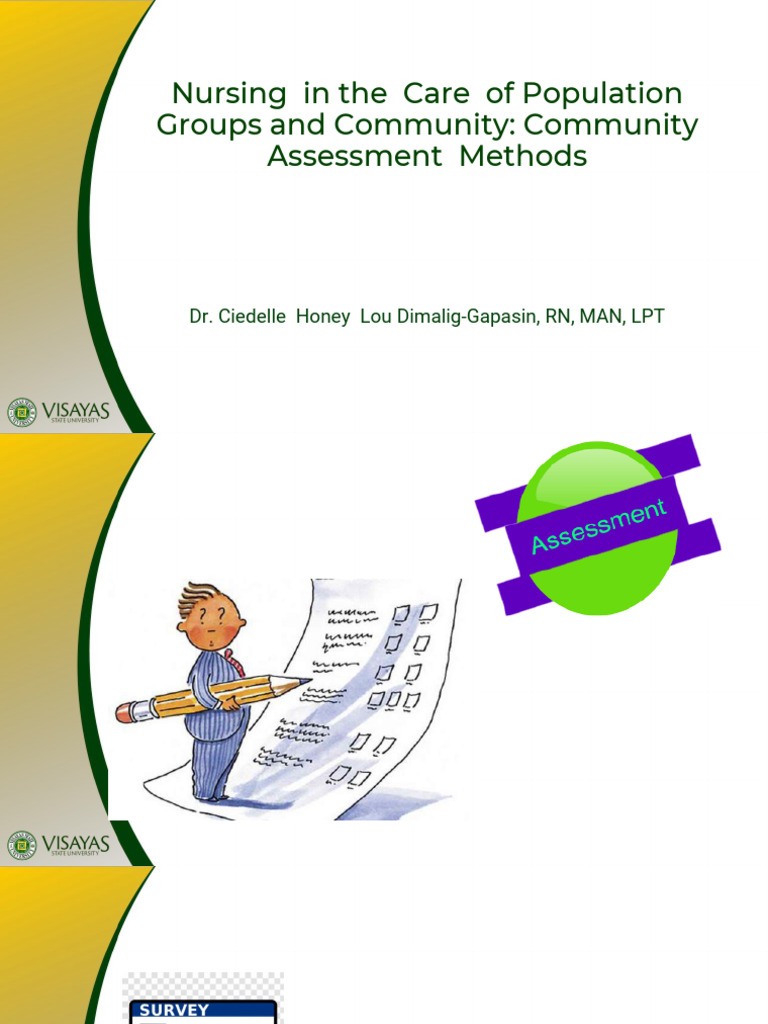 Community Assessment Methods | PDF